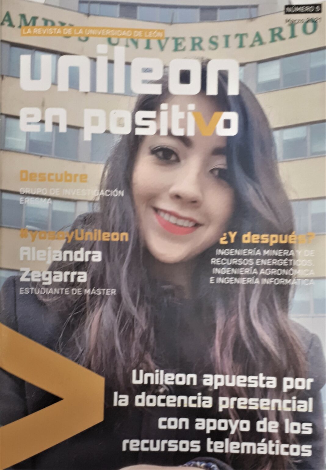Publicado el quinto número de 'Unileon en Positivo', en formato digital ...